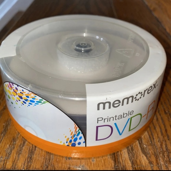 Memorex | Media | Memorex Dvdr 6x 47gb 2 Pack Spindle Printable | Poshmark